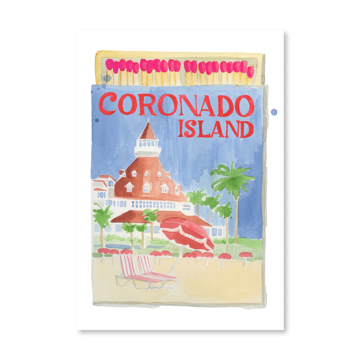 Furbish Studio - Coronado Island Matchbook